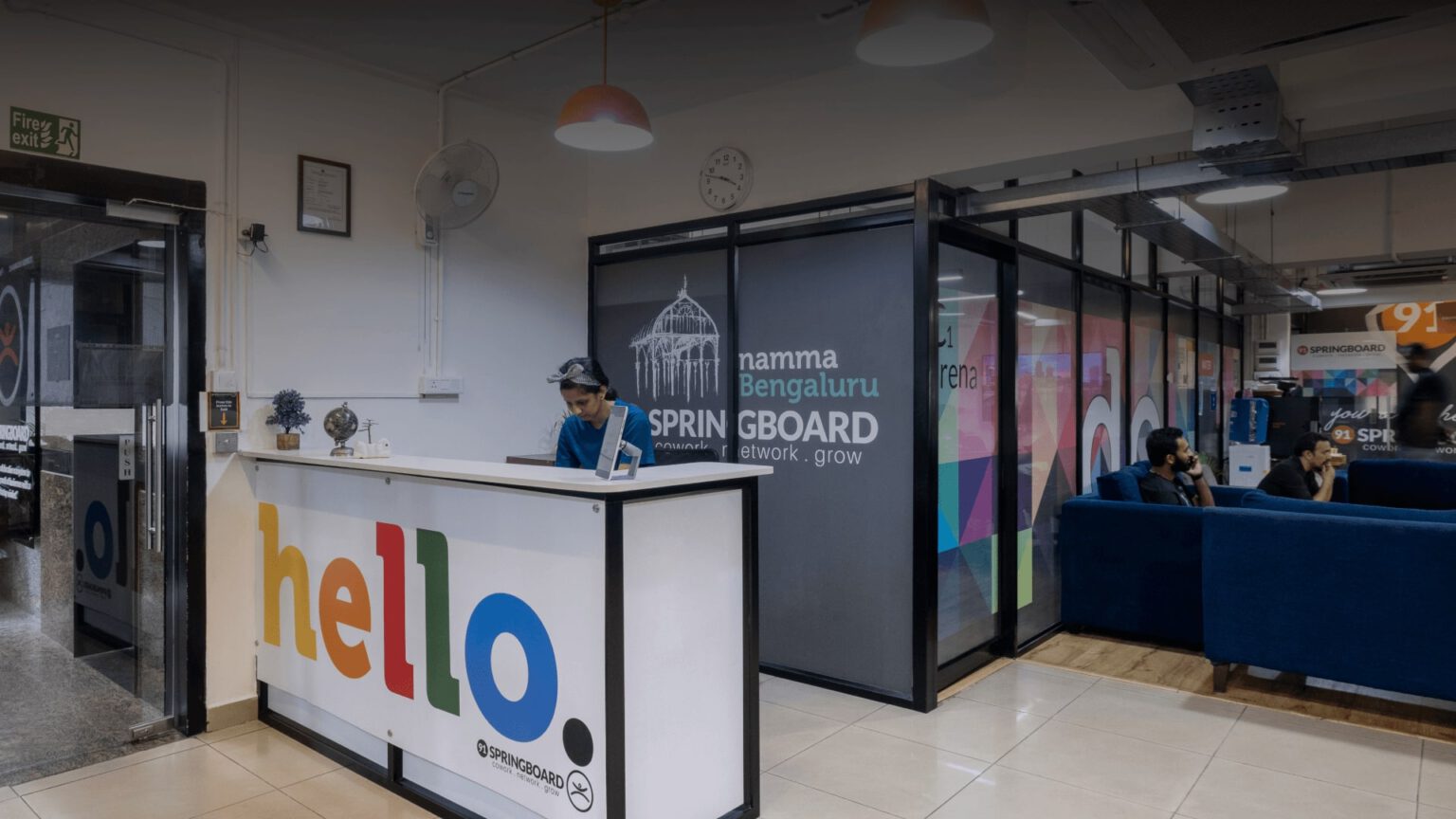 91 Springboard in MG Road - COWORKING SPACES - HOT DESK